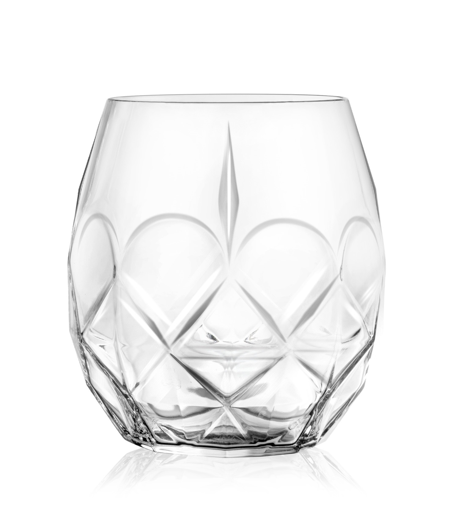 6 כוסות קריסטל 380ml לוויסקי RCR Alkemist - 4Chef