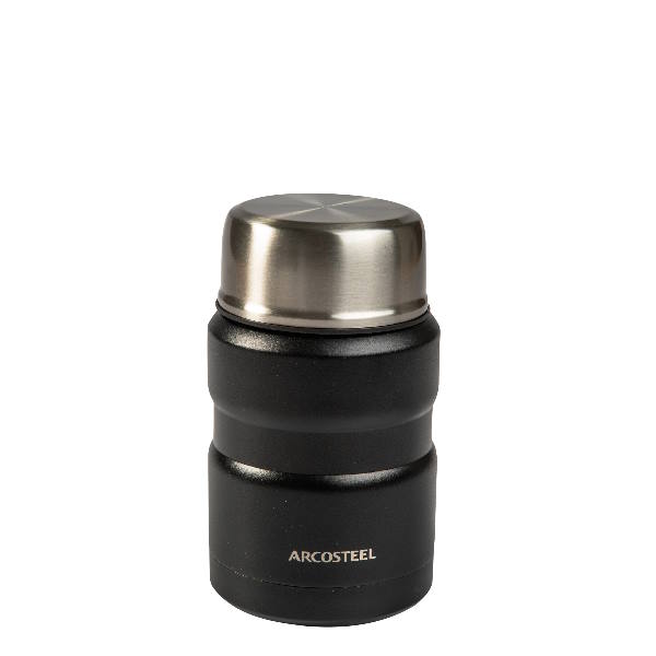 תרמוס שחור למזון/מרק Arcosteel 500ml - 4Chef